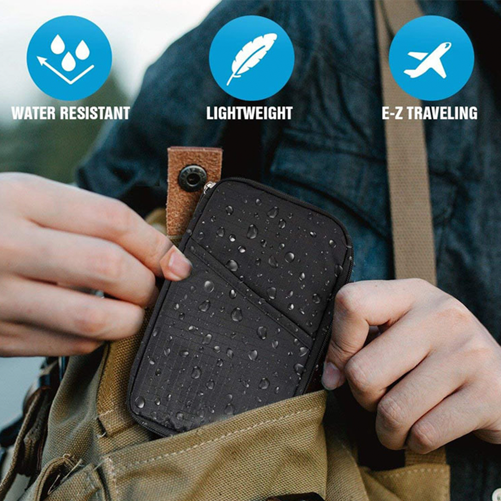 RFID Blocking Waterproof Travel Wallet – FairPrice Gifts